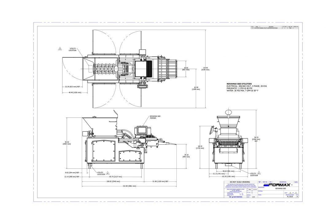 NovaMax®660 Former | Provisur Technologies